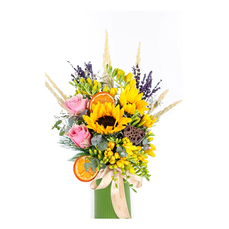 Yellow Breeze Frezya Aranjmanı I Taze Çiçek