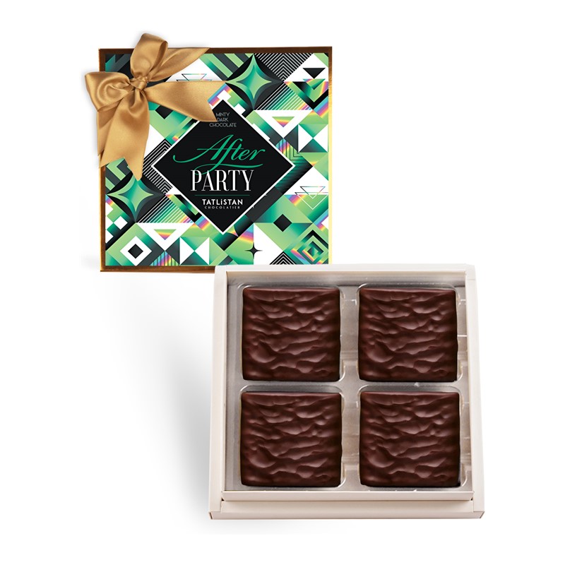 After Party - Naneli Fondan Dolgulu Bitter Çikolata 12'li I Taze Çiçek