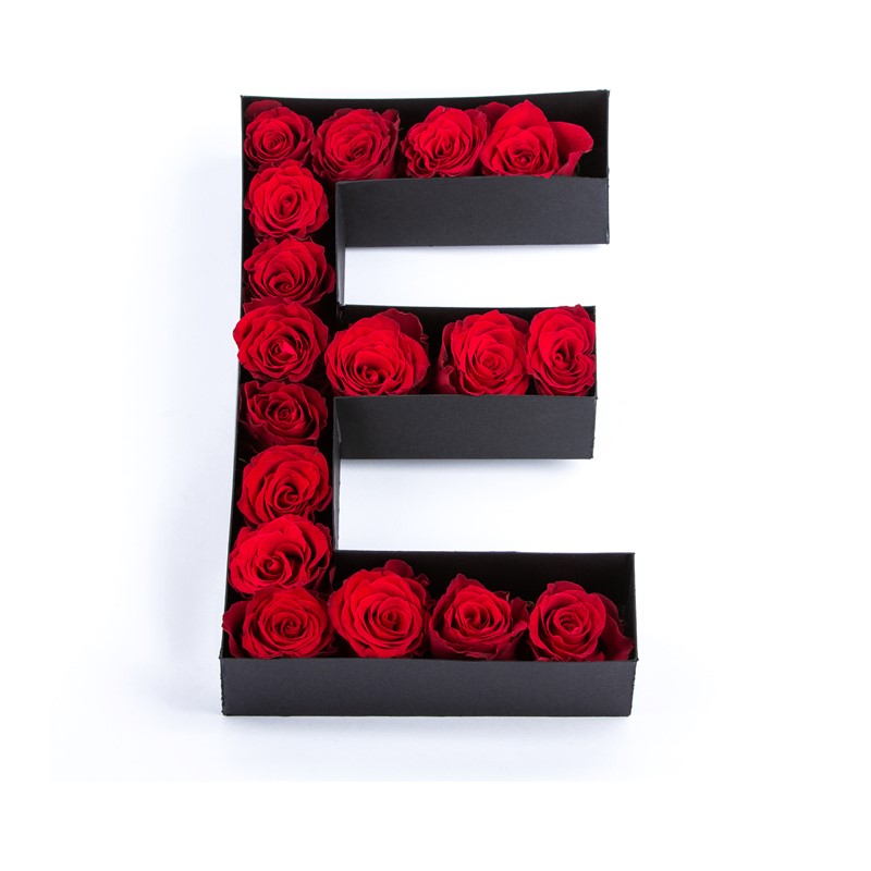 Customize Letter with Red Roses | Taze Çiçek