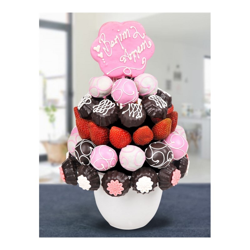 Dessert Mix Karışık Meyve Sepeti | Taze Çiçek