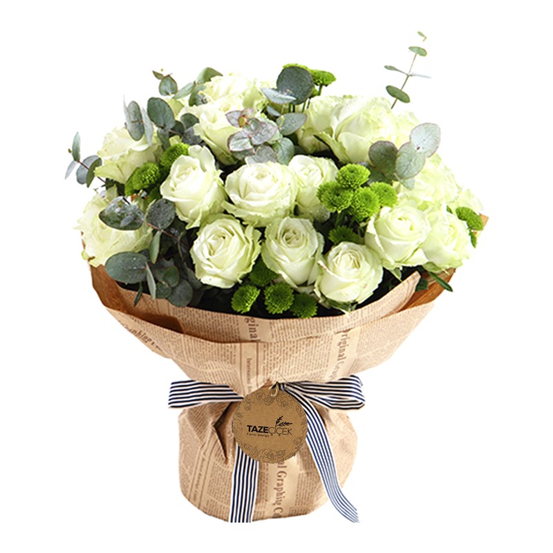 Ekvator Beyaz Güller I Taze Çiçek