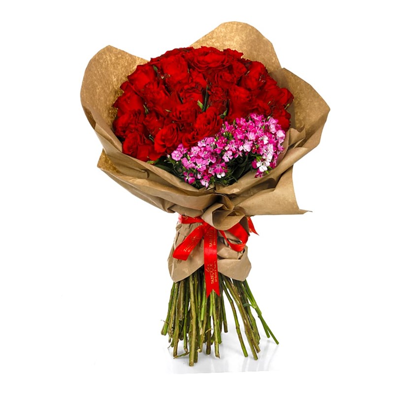 Fragrant 50 Red Roses Buketi I Taze Çiçek