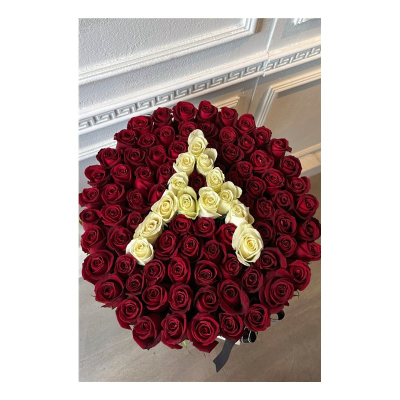 Harfli Gül Kutusu | Taze Çiçek