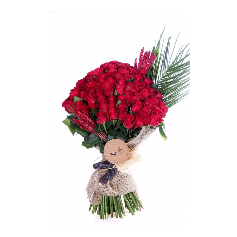 Premium 101 Roses Bouquet | Taze Çiçek