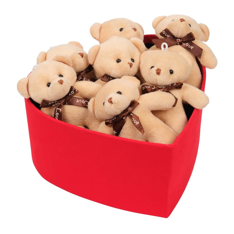 Red Box Teddy Bear?I Taze Çiçek