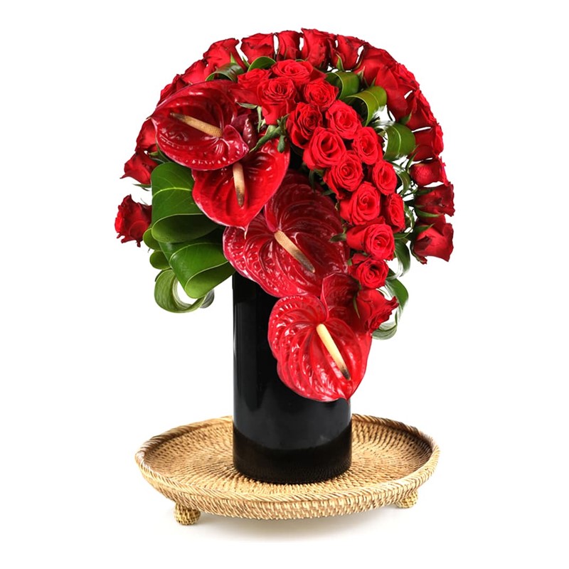 Red Roses & Partner to Love | Taze Çiçek