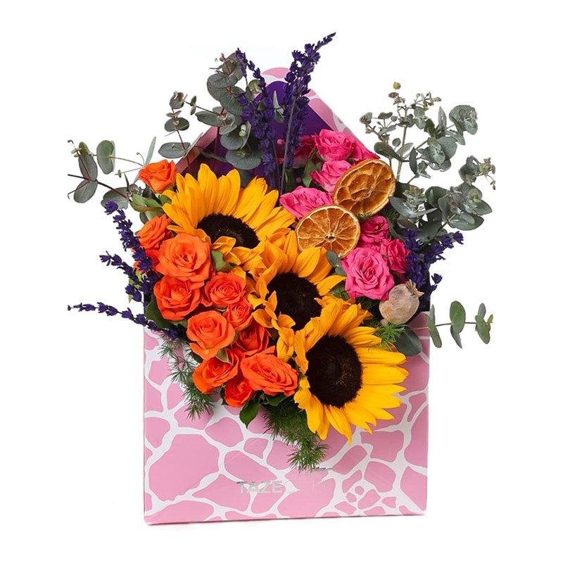 Sunflower Line I Taze Çiçek