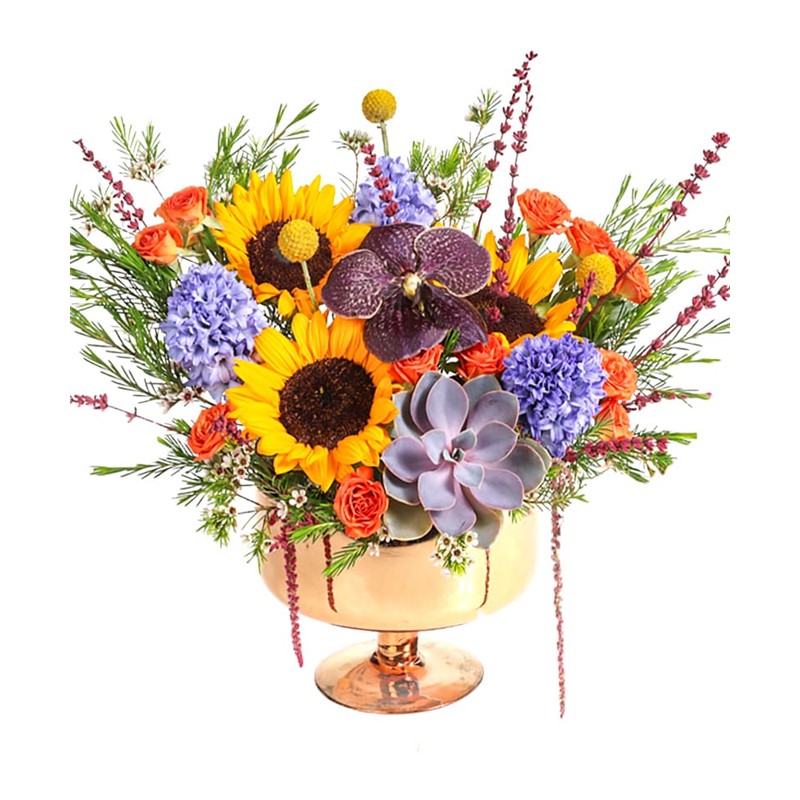 Sunflower Mix Hyacinth | Taze Çiçek