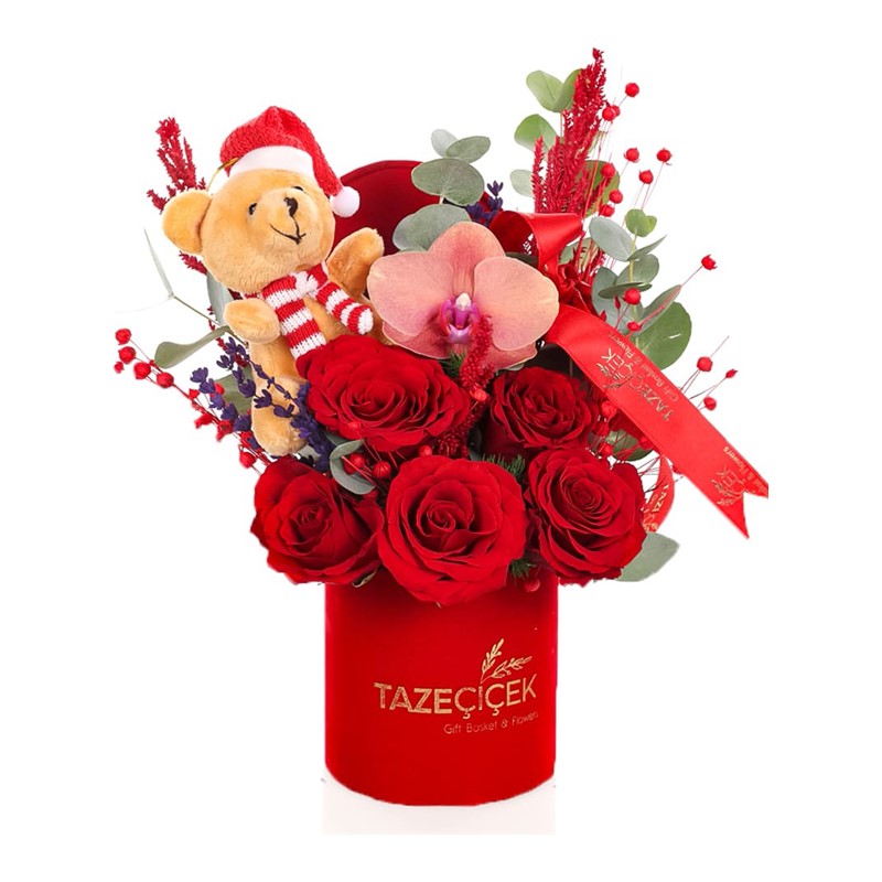 Teddy's Red Rose I Taze Çiçek