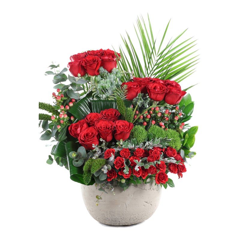 Royal Rouge Kırmızı Gül Aranjmanı