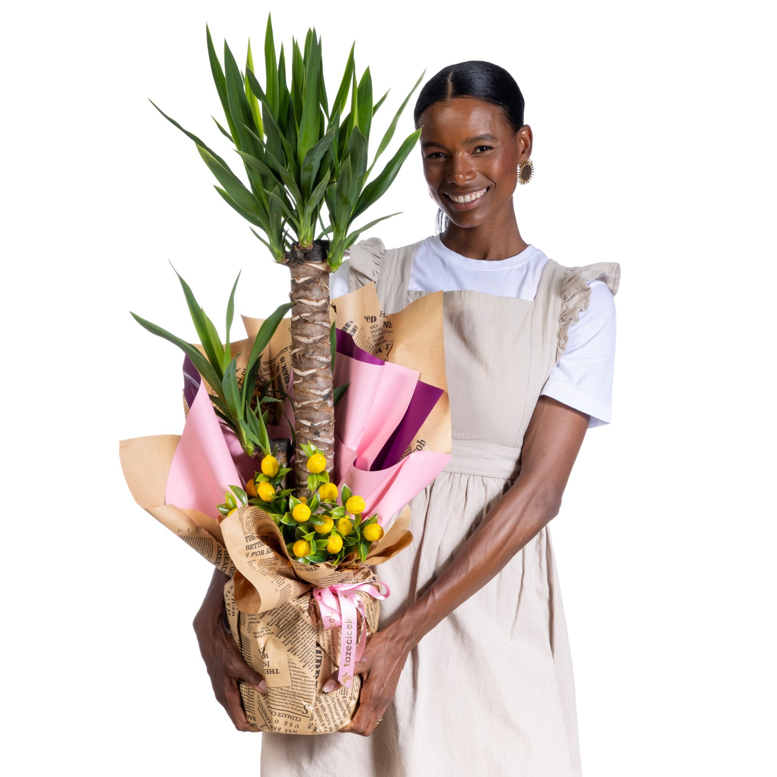 Golden Palm Yucca Çiçeği | Taze Çiçek